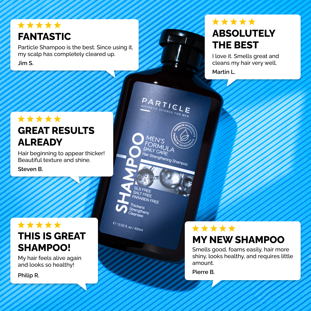 10 Reasons Why Men are Jumping on Particle’s Hair Shampoo - Particle
