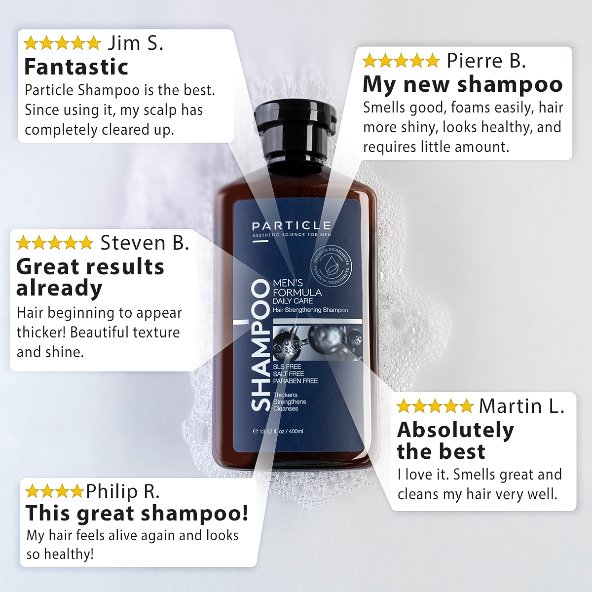 10 Reasons Why Men are Jumping on Particle’s Hair Shampoo RM ROW - Particle